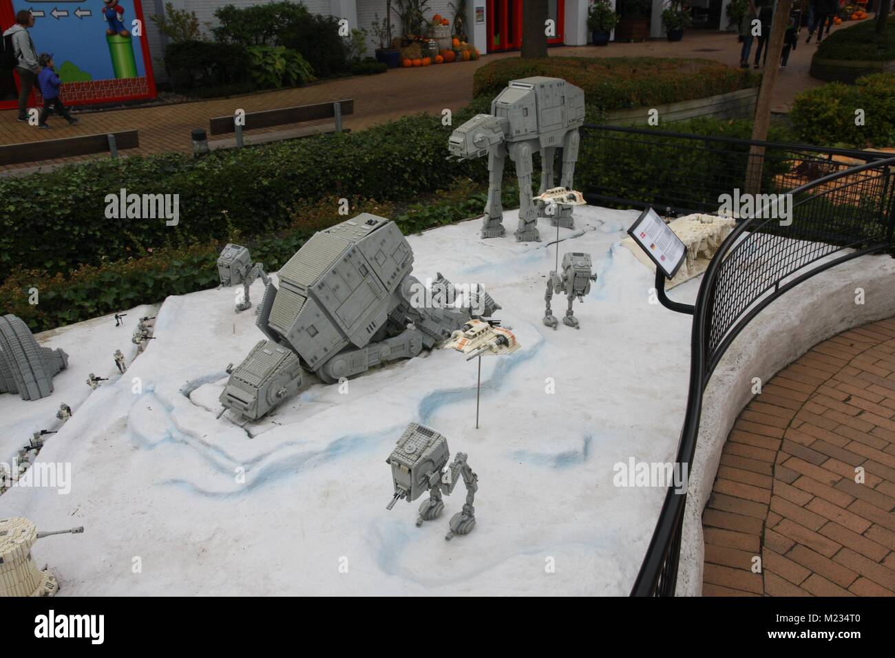 Lego Attack on Hoth - LEGOLAND Billund, Denmark Stock Photo - Alamy