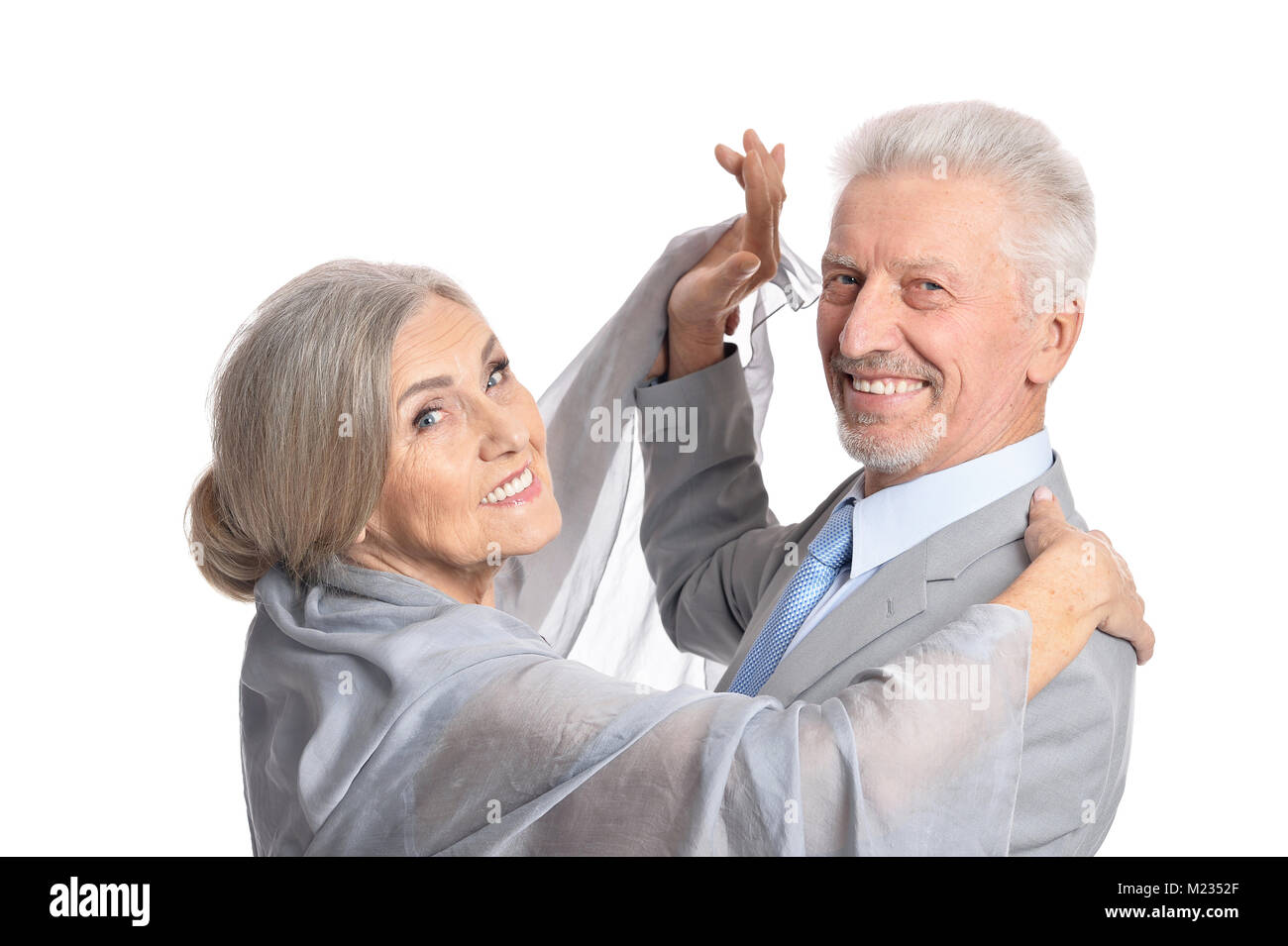 senior couple dancing Stock Photo - Alamy