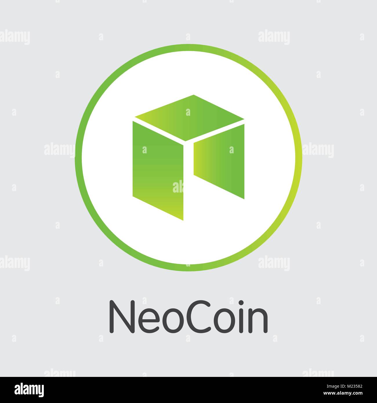 Neo crypto currency logo hi-res stock photography and images - Alamy