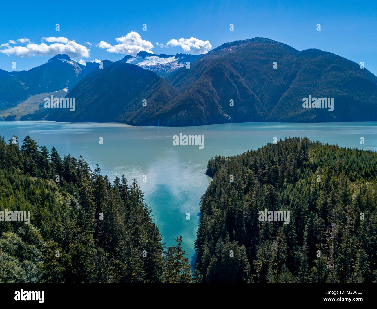 Knight inlet british columbia aerial hi-res stock photography and ...