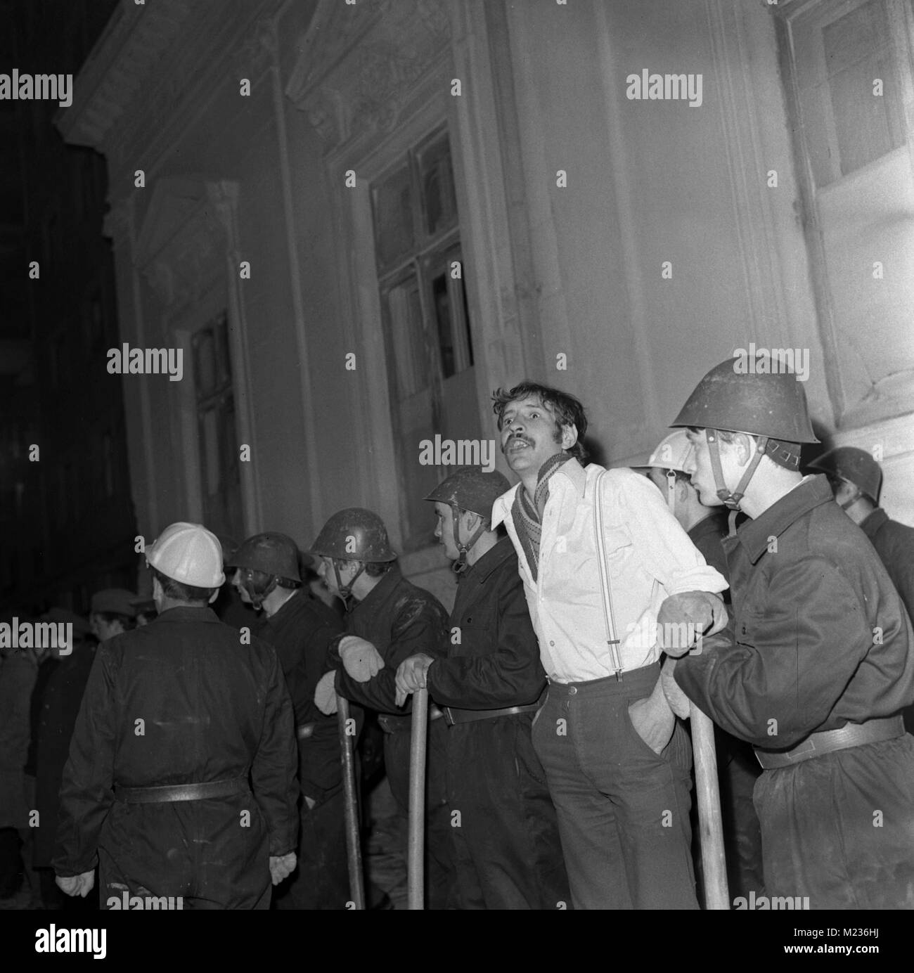 Rescuers after the deadly earthquake of March 1977 in Bucharest ...