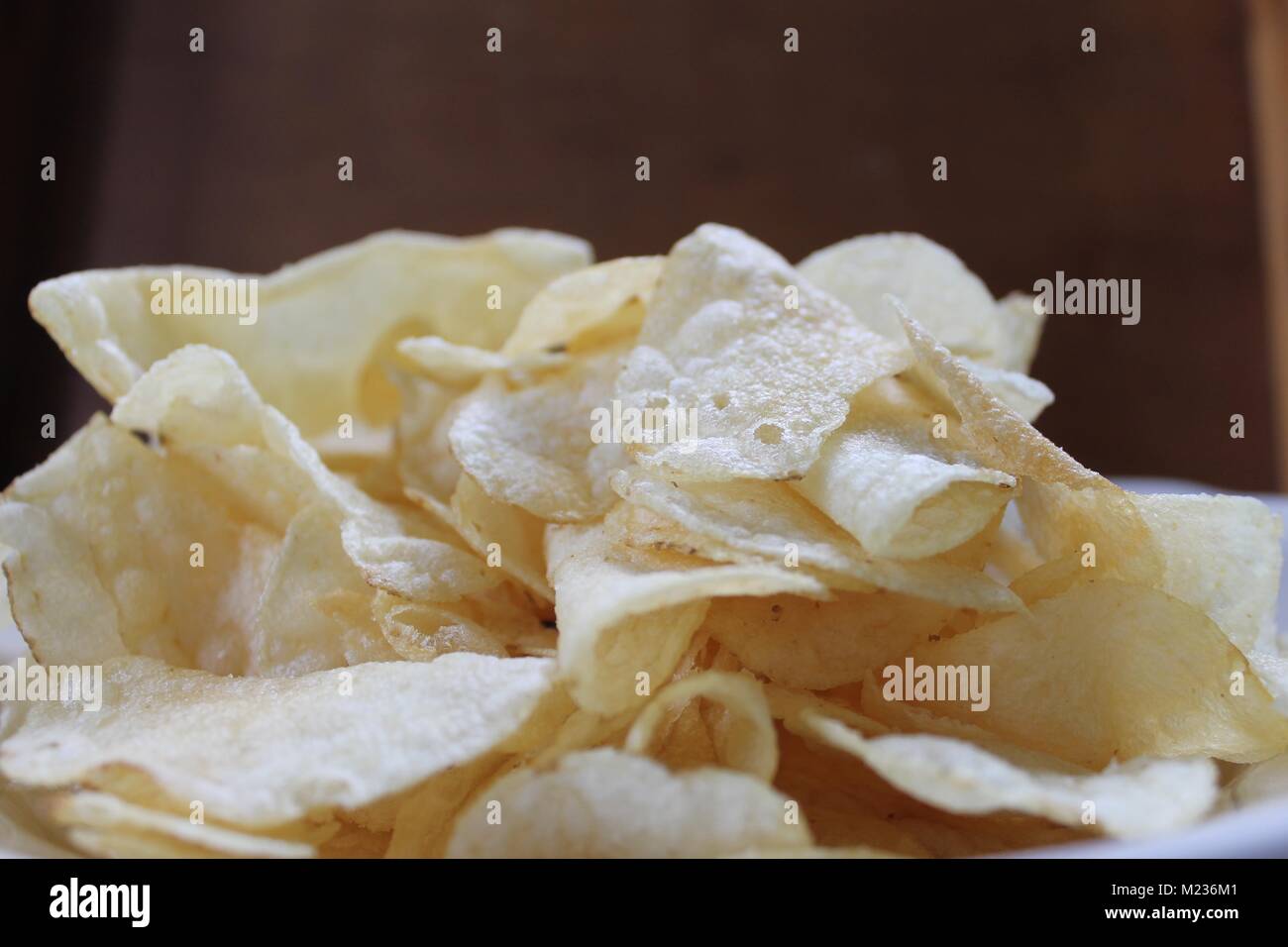 plain potato chips on the side Stock Photo - Alamy