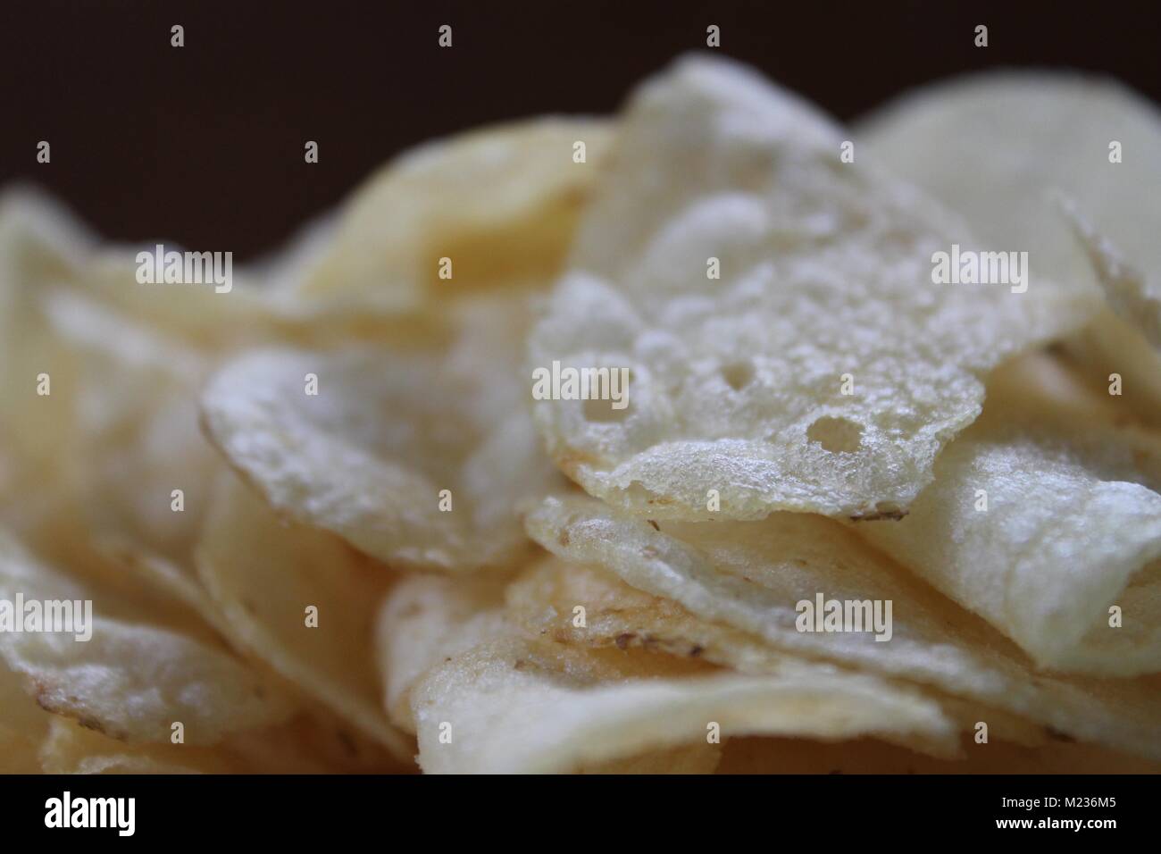 plain potato chips on the side Stock Photo - Alamy