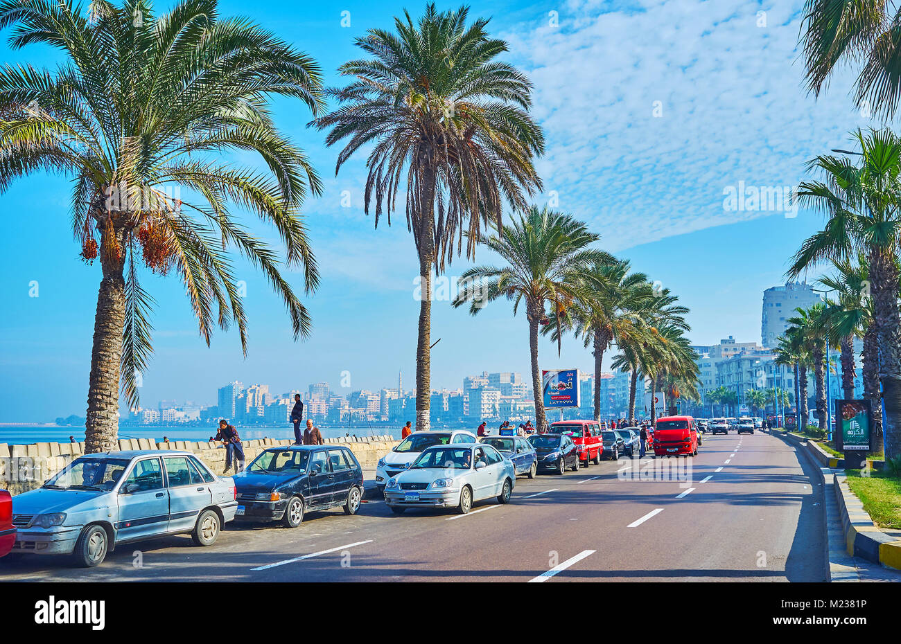 Alexandria egypt street hi-res stock photography and images - Alamy