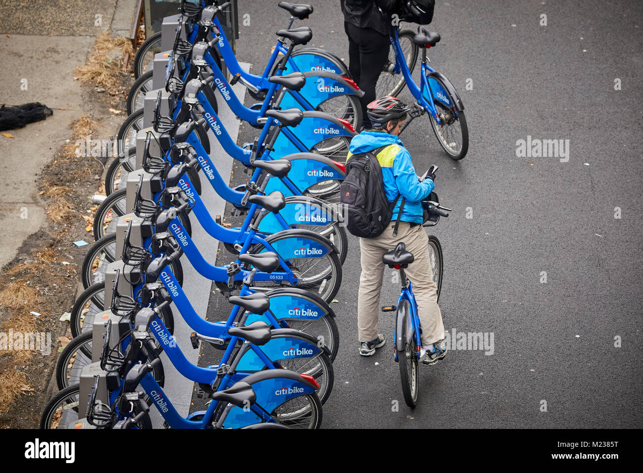 Citi Bike New York cities Official Bike Sharing System Manhattan Stock ...