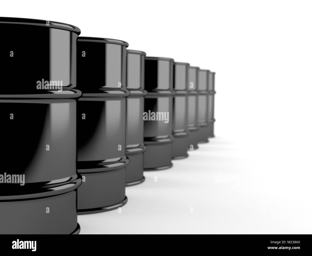 Barrels isolated on white background Stock Photo - Alamy