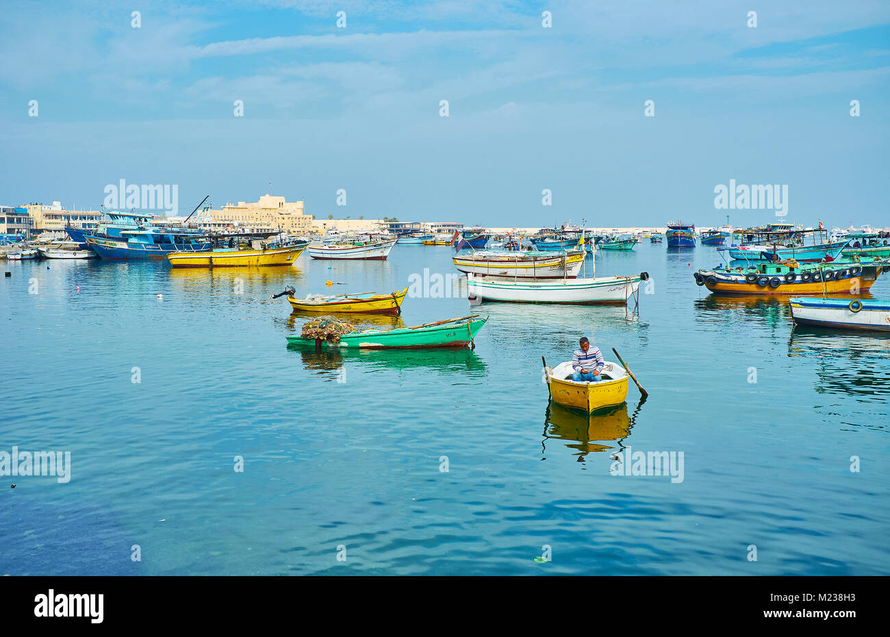 Egypt mediterranean sea port hi-res stock photography and images - Alamy
