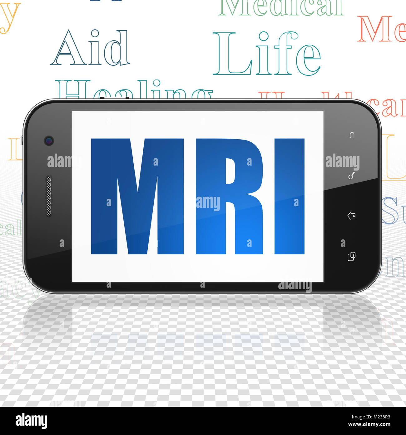 Healthcare concept: Smartphone with MRI on display Stock Photo - Alamy