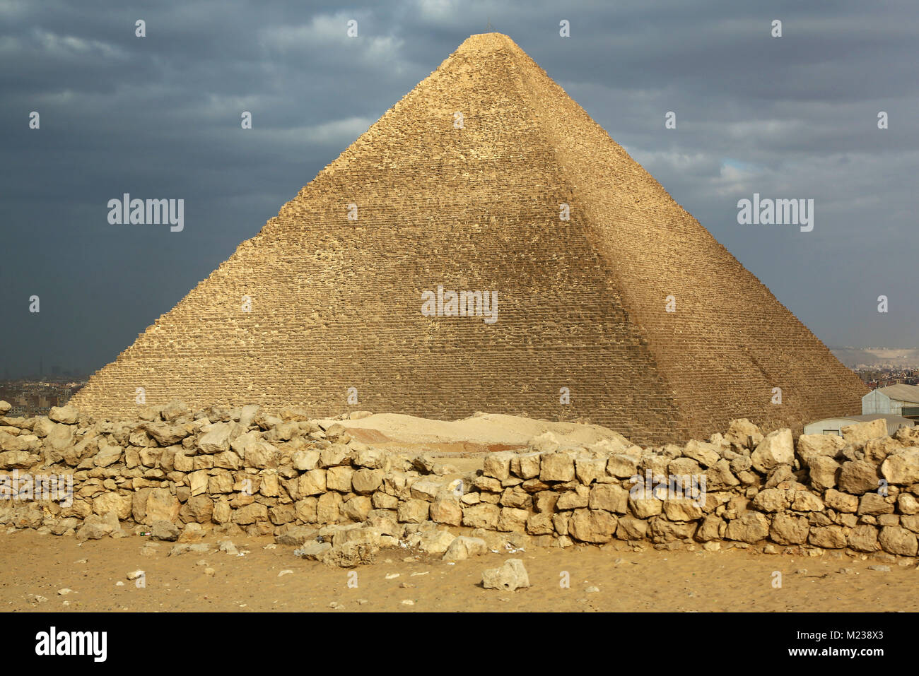 The Great Pyramid of Khufu (or Cheops) on the Giza Plateau, Cairo ...