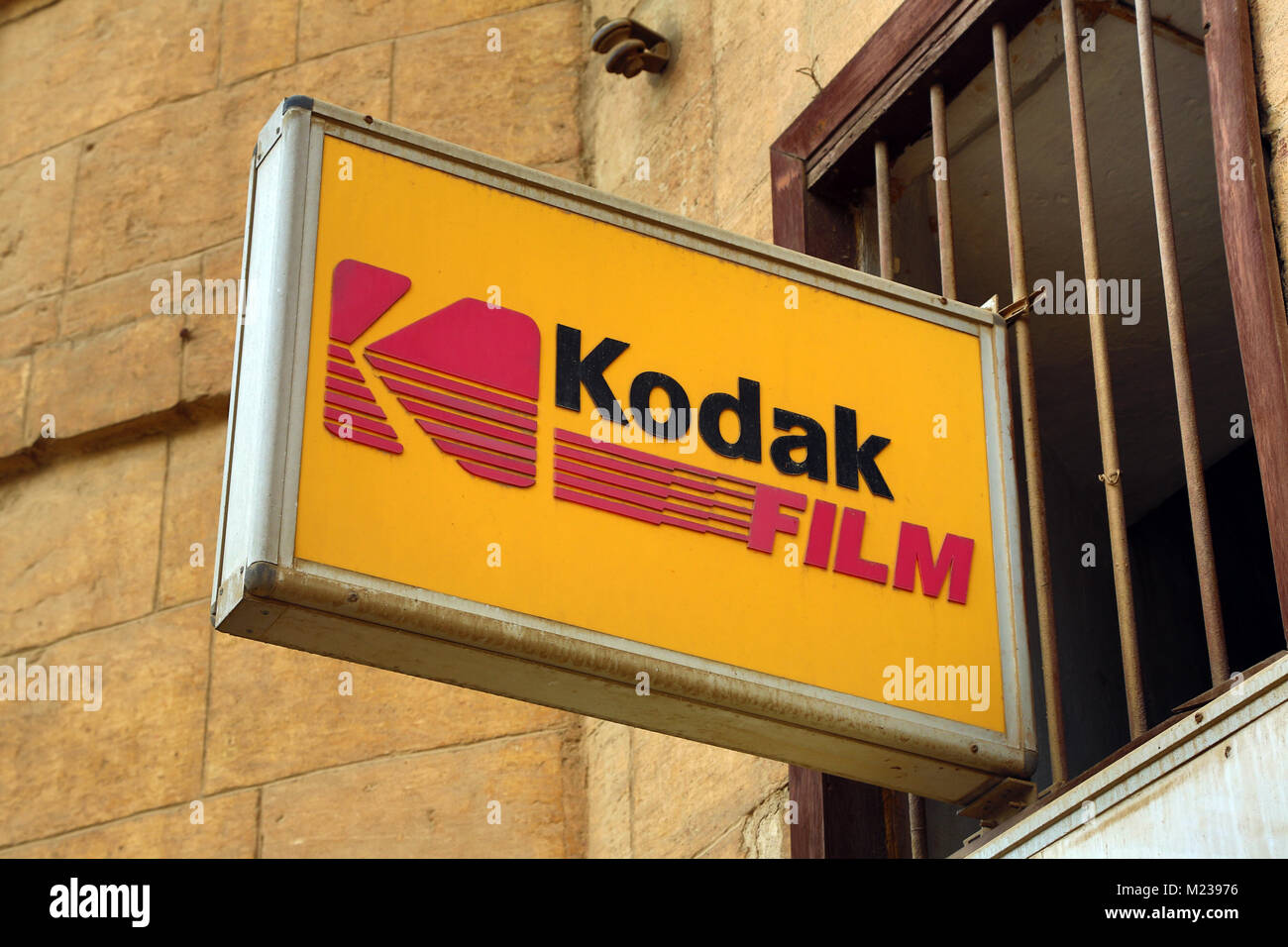 Kodak film advertising sign in Cairo, Egypt Stock Photo - Alamy