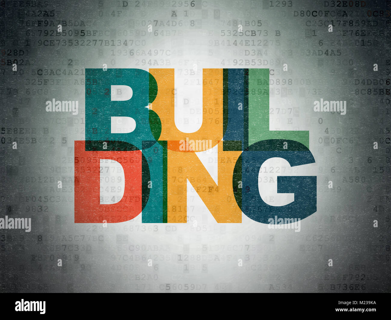 Building construction concept: Building on Digital Data Paper ...