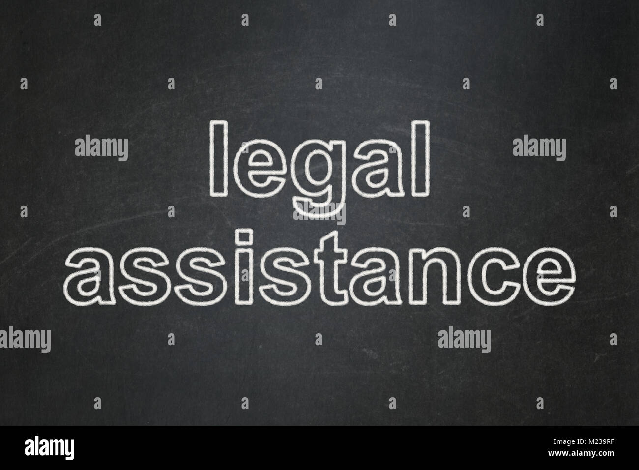 Law concept: Legal Assistance on chalkboard background Stock Photo - Alamy
