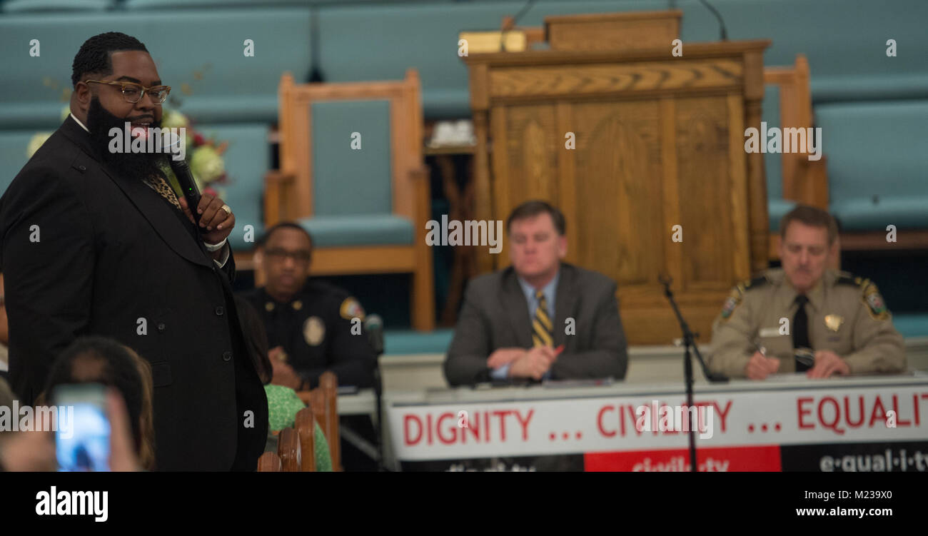UNITED STATES: 01-22-2018: Bishop Shaun Stevens describes how if felt ...