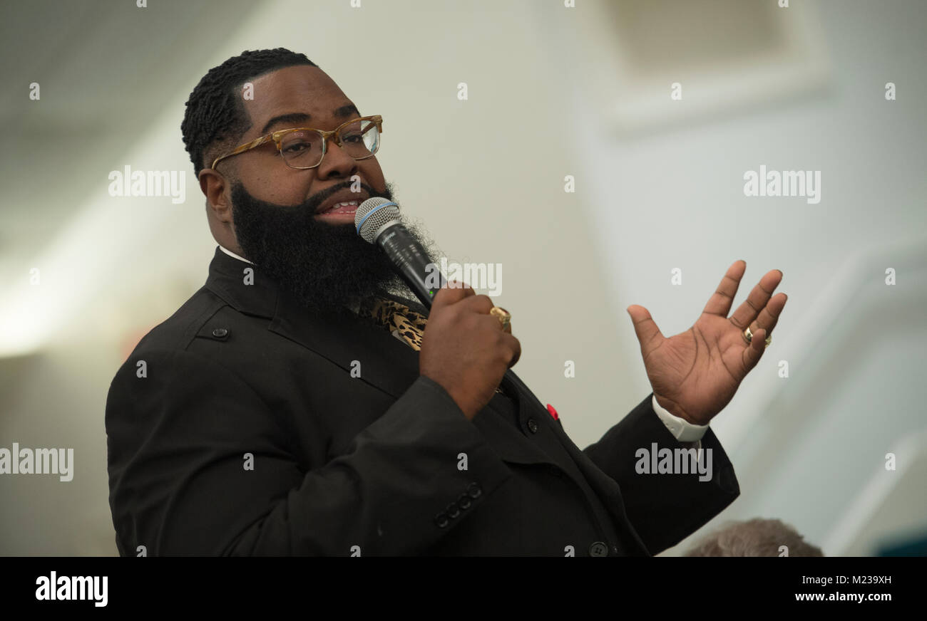 UNITED STATES: 01-22-2018: Bishop Shaun Stevens describes how if felt ...