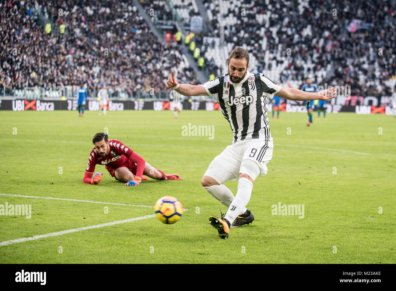 Turin, Italy. 04th Feb, 2018. during the Seria A Football match ...