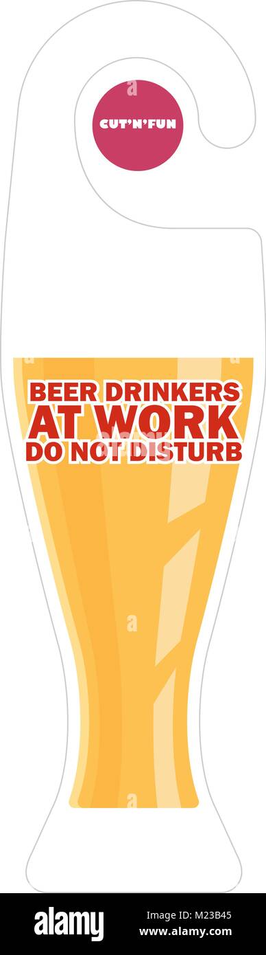Beer glass cut out Stock Vector Images - Alamy