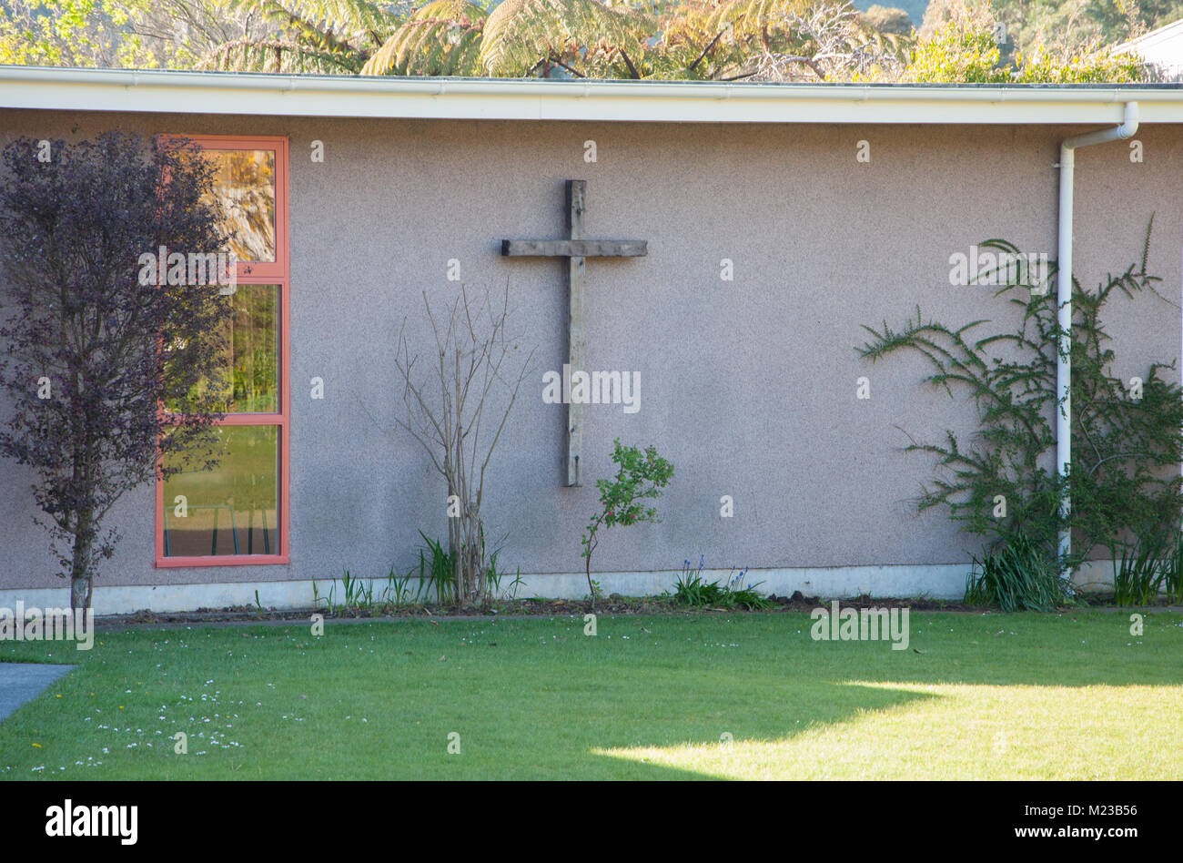 Church Building Cross Stock Photo - Alamy