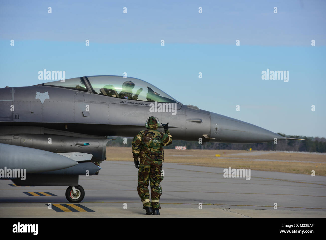 U.S. Airmen, assigned to the South Carolina Air National Guard’s 169th ...