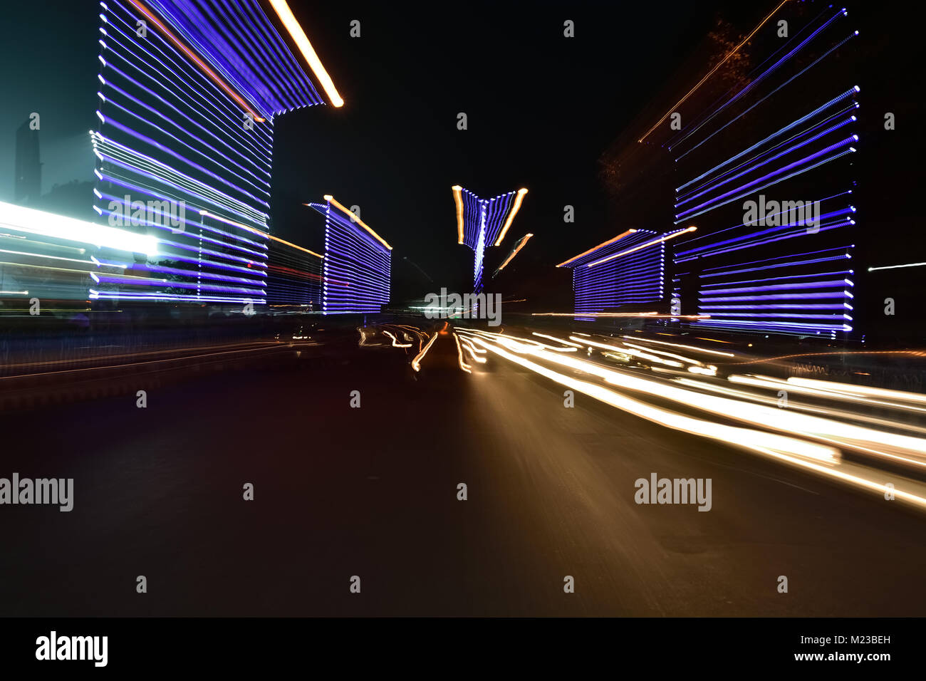 City night view and lighting effects hi-res stock photography and ...