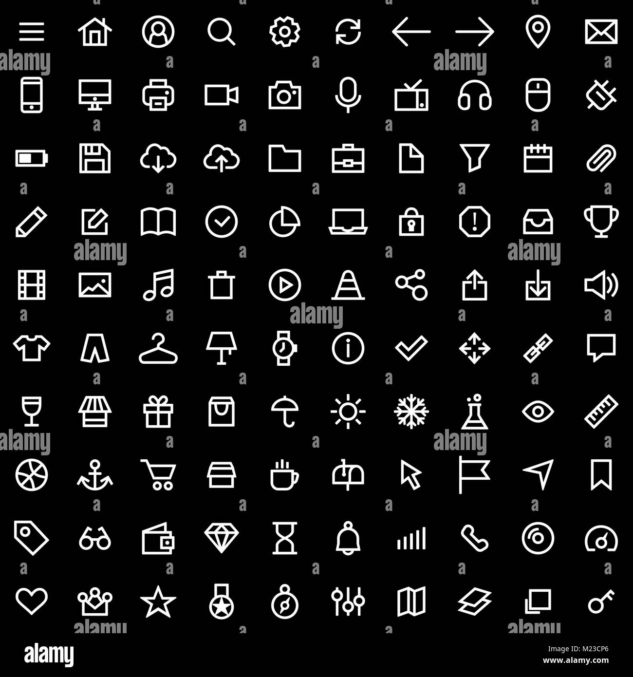 Uxicons Stock Vector Images - Alamy