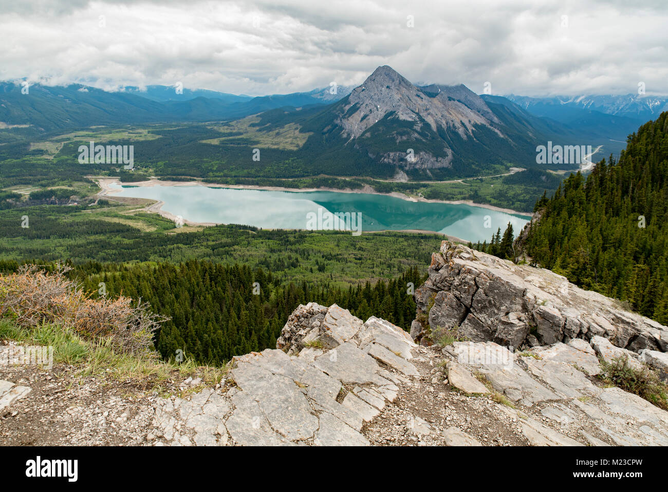 Kananaskis Country, Alberta, Canada. View of Mount Baldy and Barrier ...