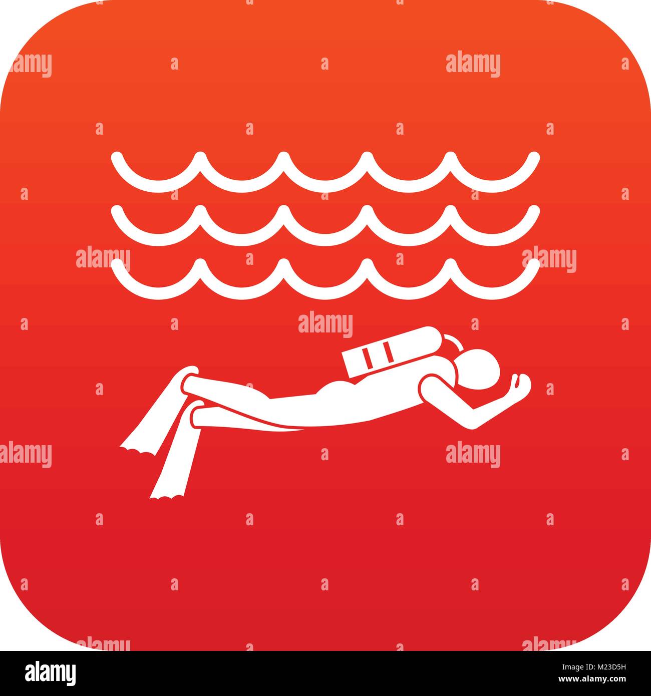 Red sea snorkel man Stock Vector Images - Alamy