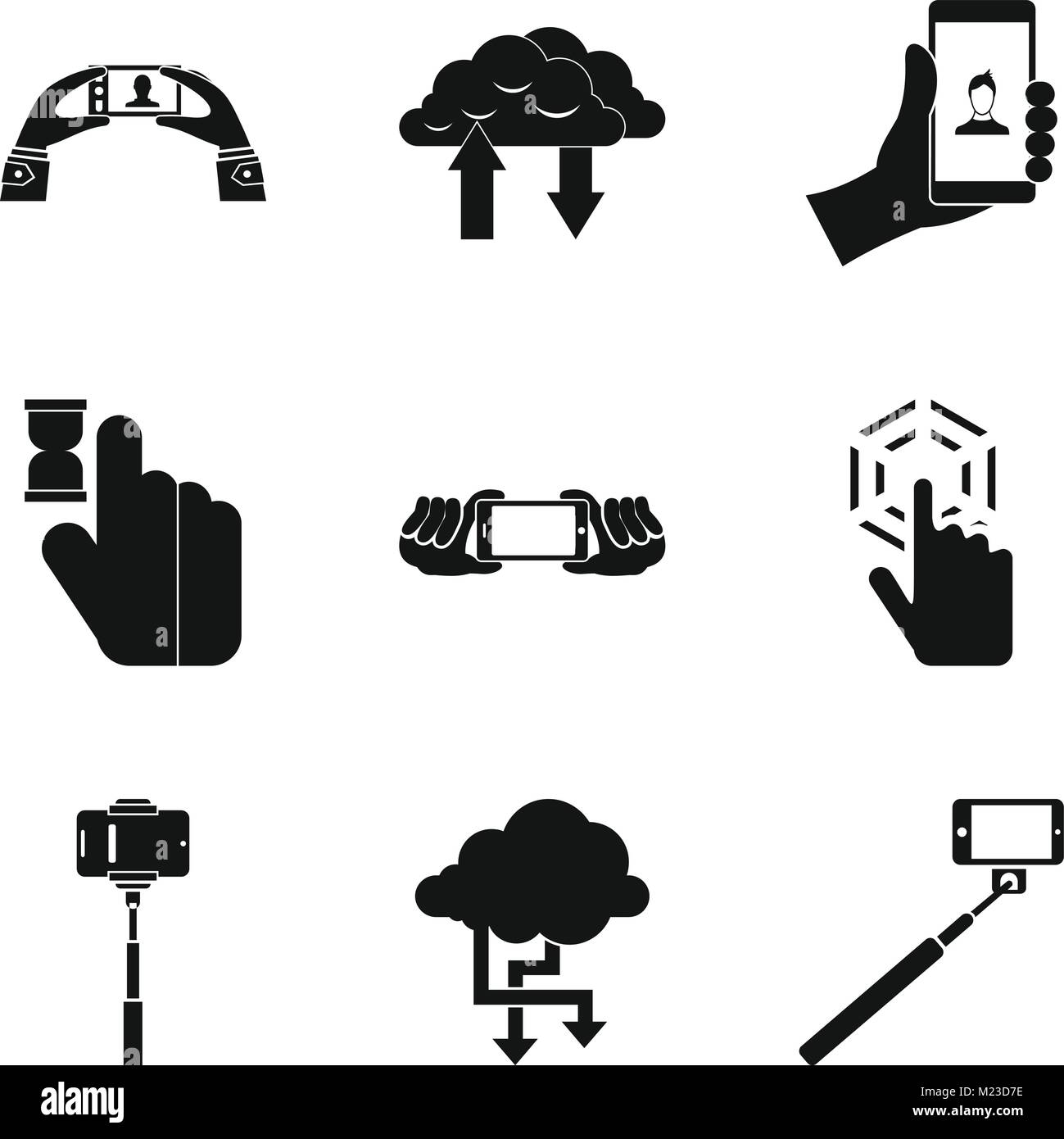 Perfect tech icons set, simple style Stock Vector Image & Art - Alamy