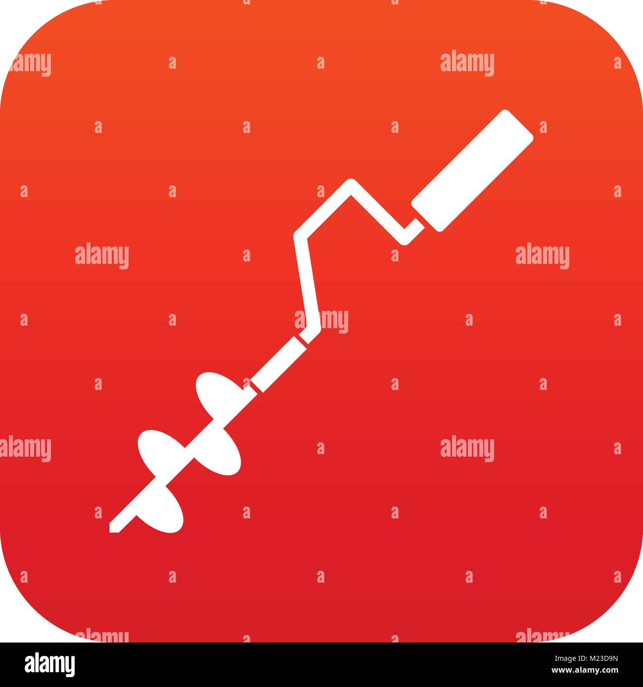 Digital vector landscape lake red hi-res stock photography and images ...