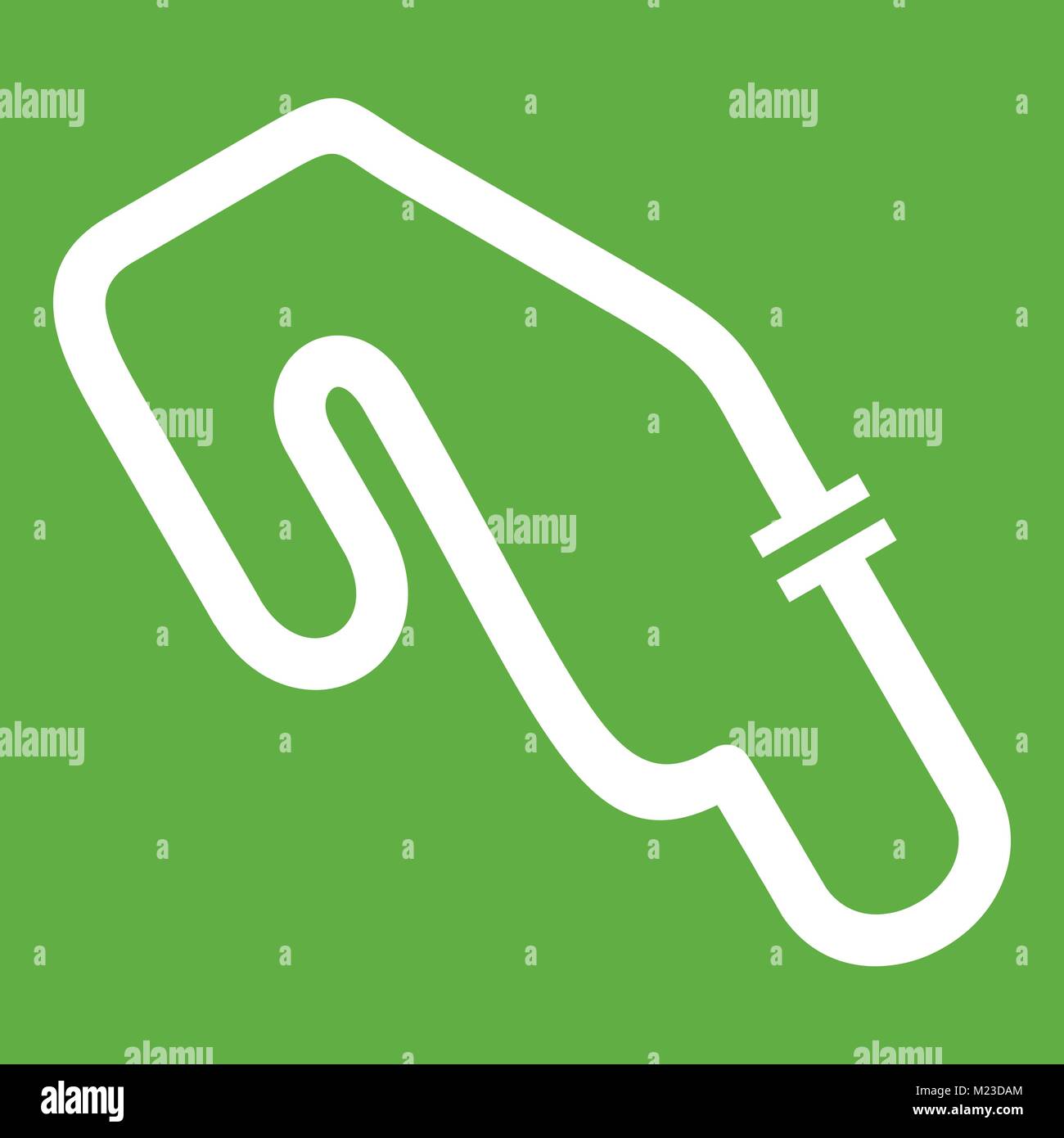 Race car green flag Stock Vector Images - Alamy