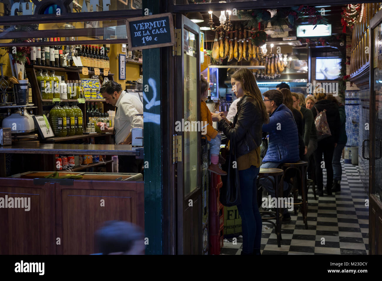Traditional spanish cafe interior hi-res stock photography and images ...