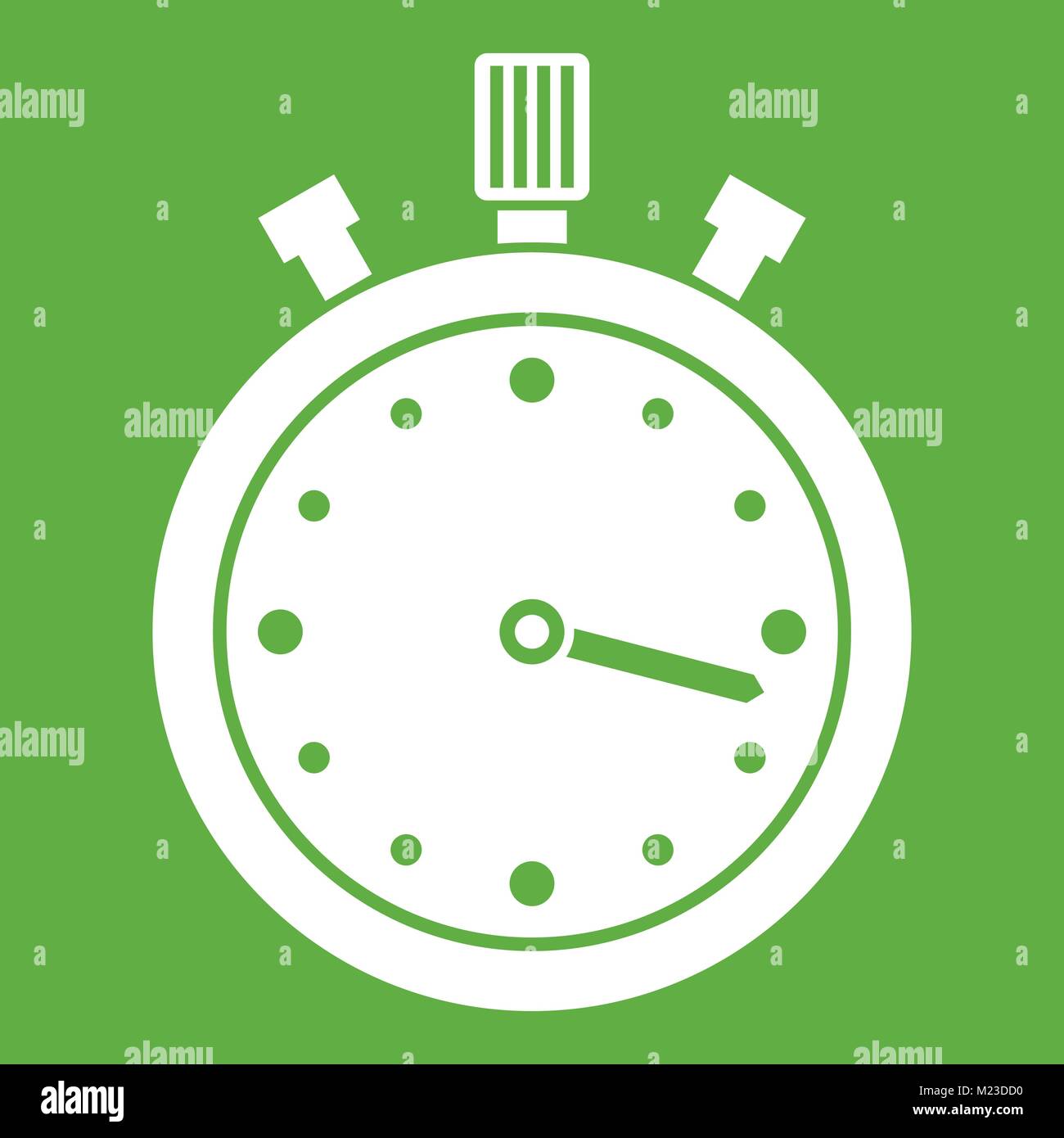 Stopwatch icon green Stock Vector Image & Art - Alamy