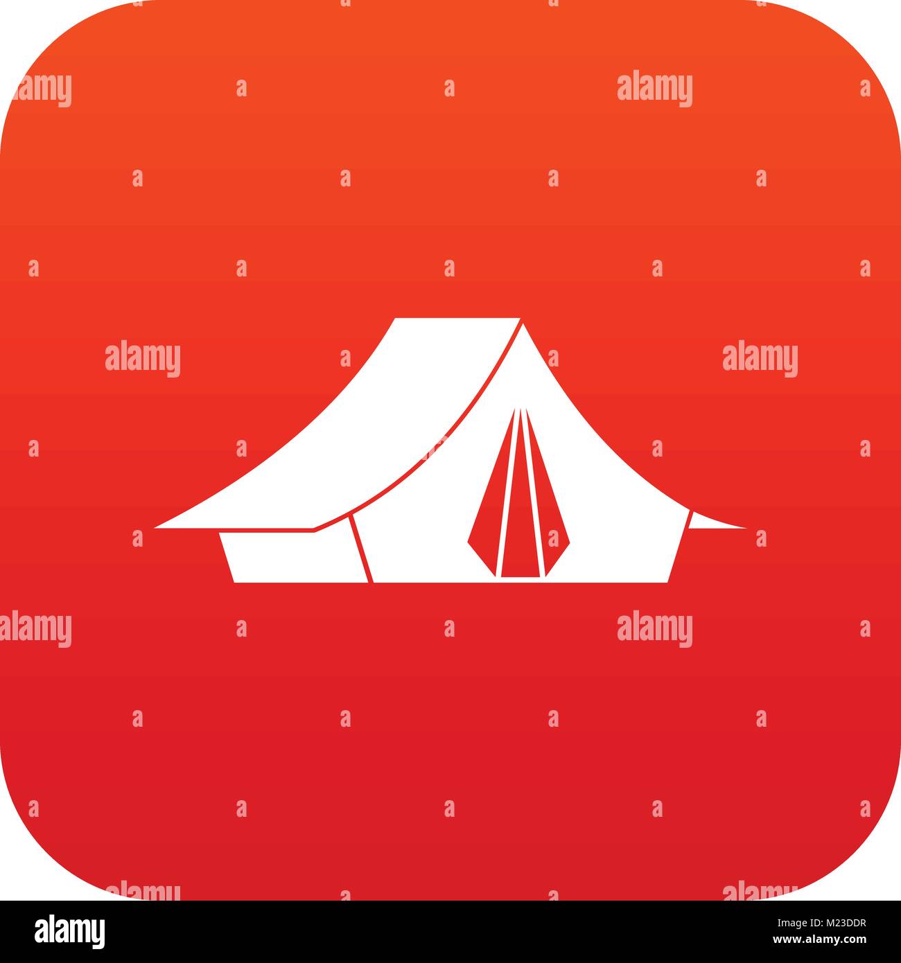 Camping tent icon digital red Stock Vector Image & Art - Alamy