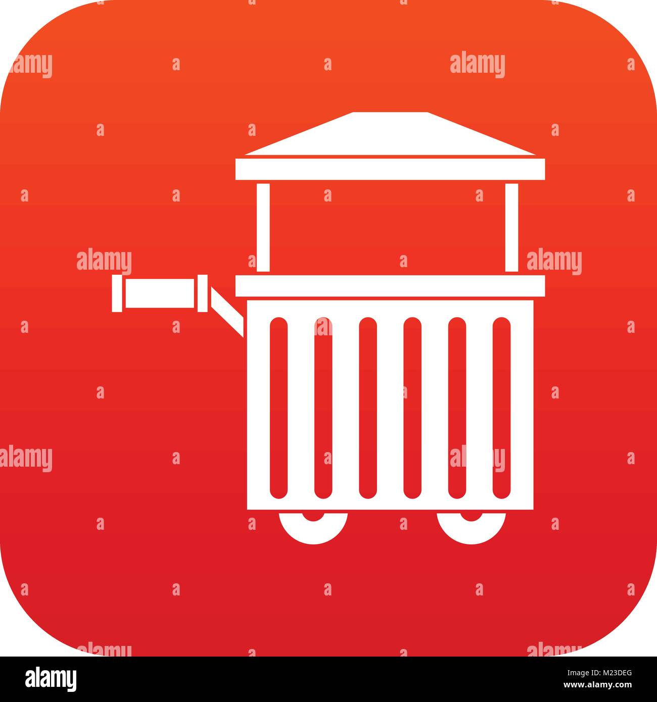 Red ice cream van Stock Vector Images - Alamy