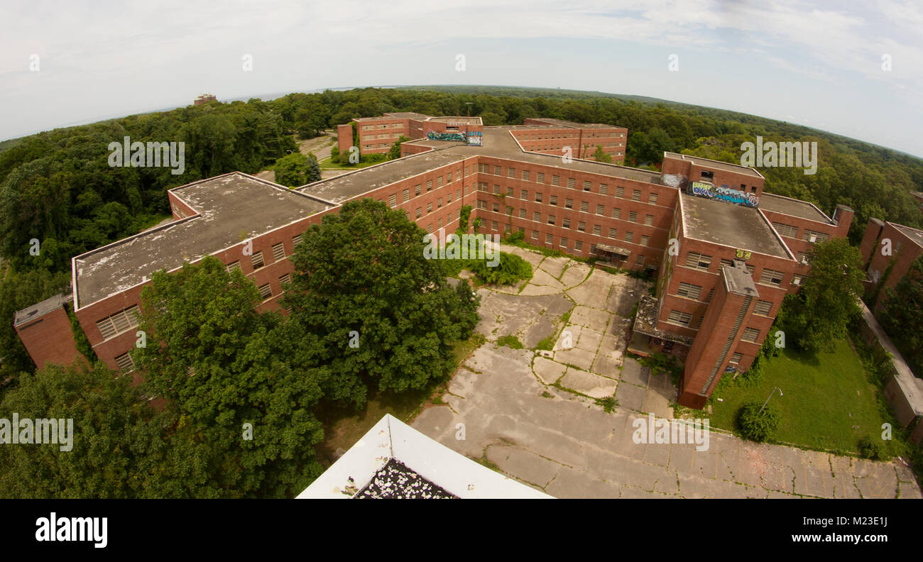 Kings Park Asylum. New York City. US Stock Photo - Alamy