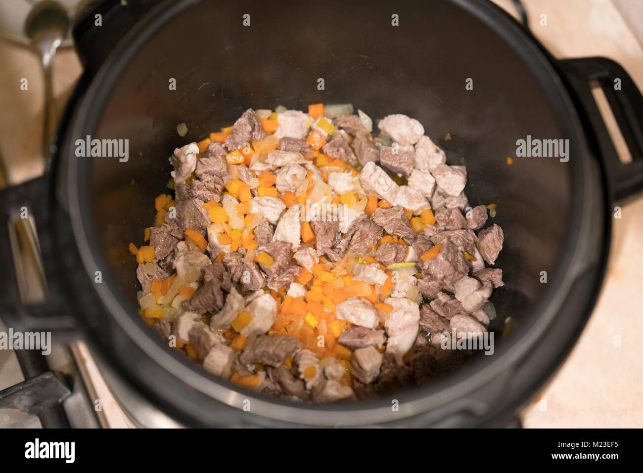 Turkey stuffed with duck chicken roast hi-res stock photography and ...