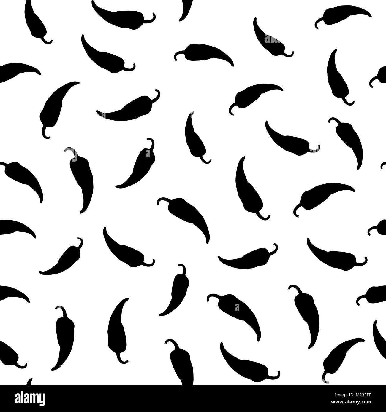 Chilli pepper Black and White Stock Photos & Images - Alamy