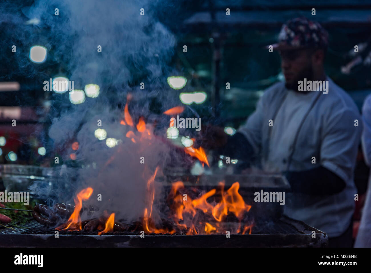 Cooking over open fire, africa hi-res stock photography and images - Alamy