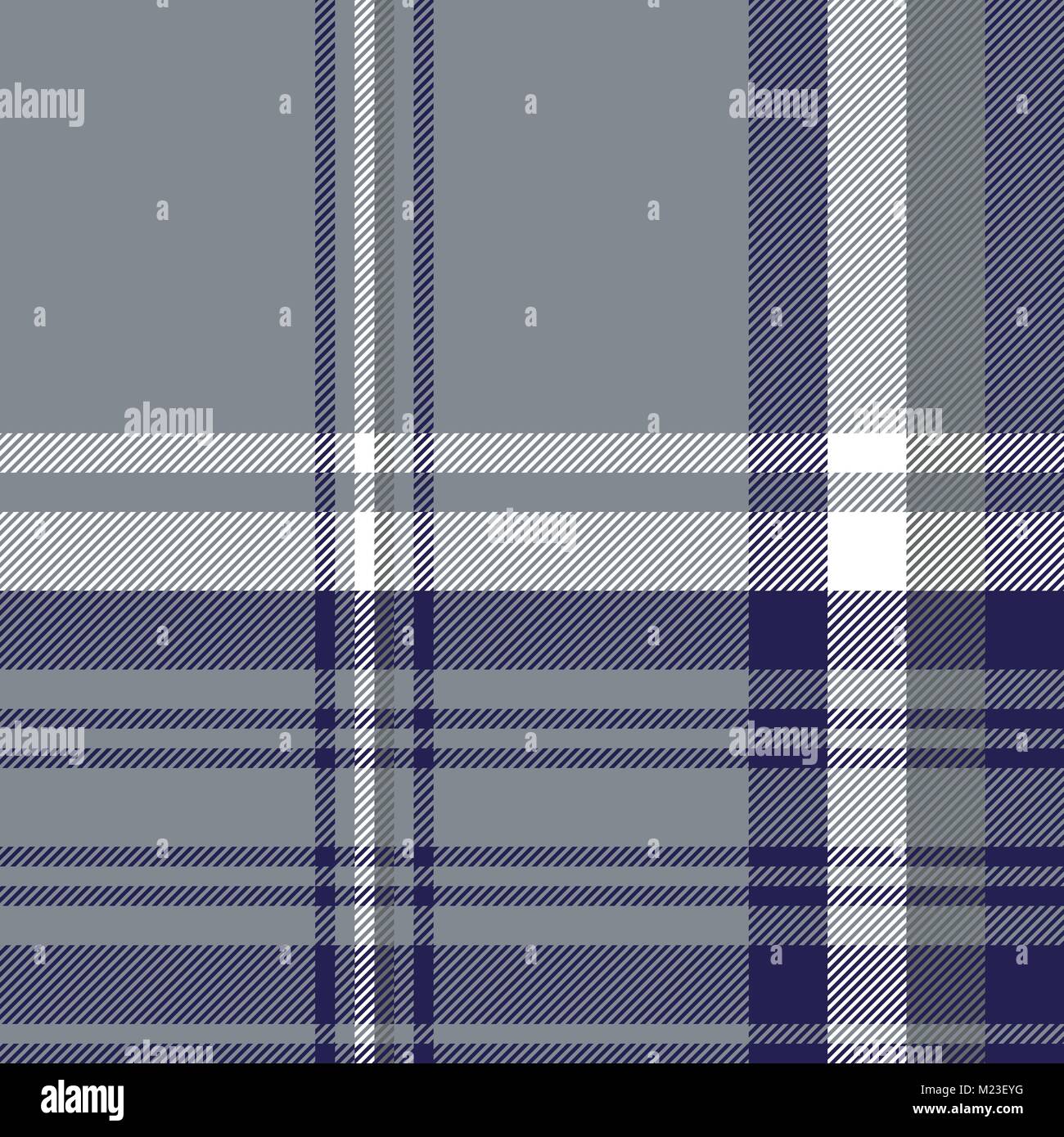 Gray diagonal plaid seamless pattern. Vector illustration Stock Vector ...