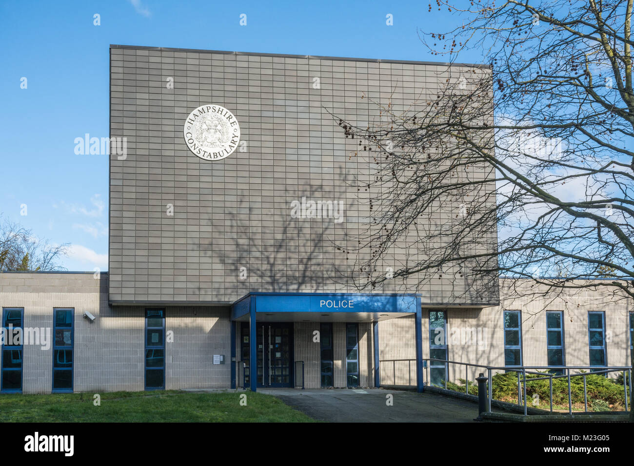 Basingstoke Police Station in Hampshire, UK Stock Photo - Alamy