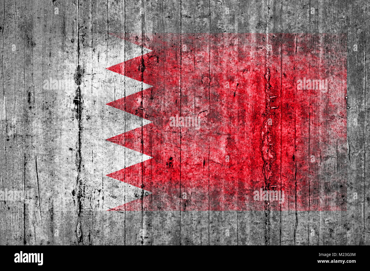 Official flag of bahrain hi-res stock photography and images - Alamy