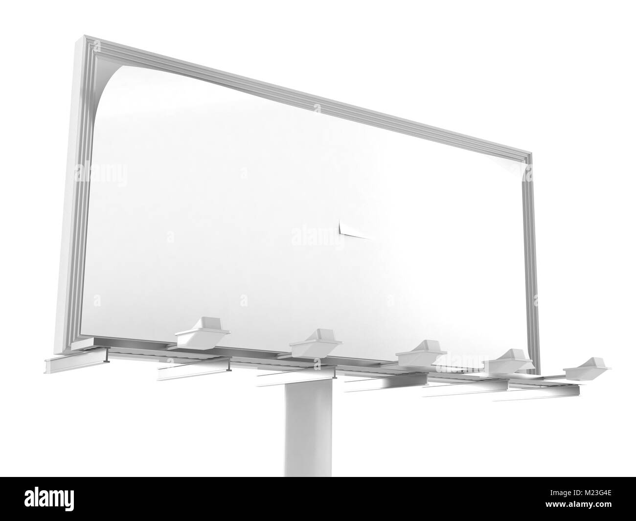 Billboard isolated on white background Stock Photo - Alamy