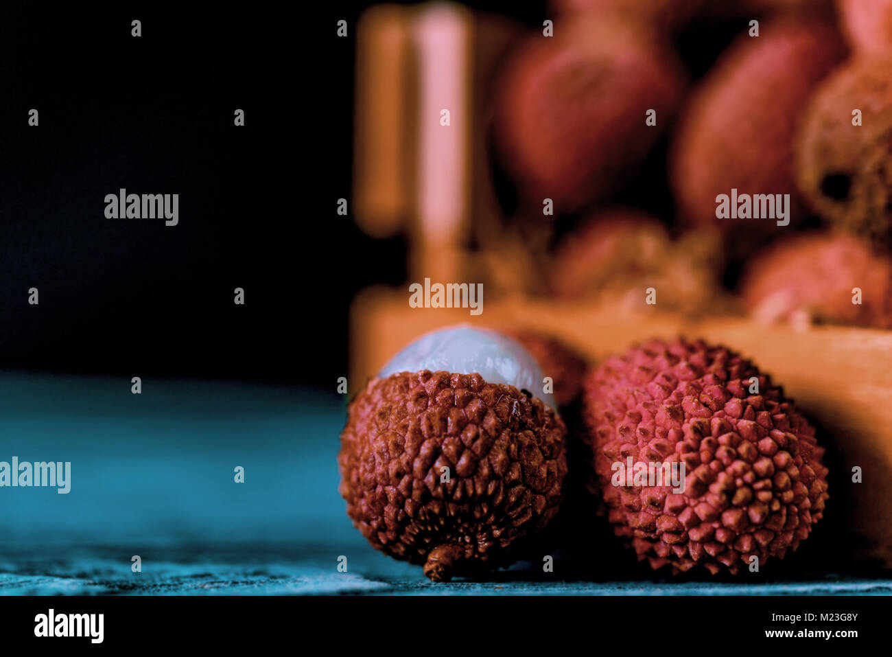 Box of lychee hi-res stock photography and images - Alamy