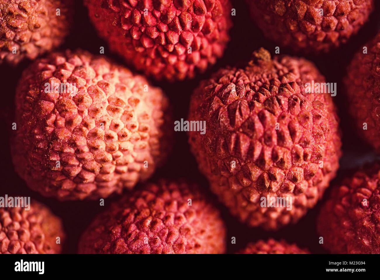 Fresh lychee background Stock Photo - Alamy