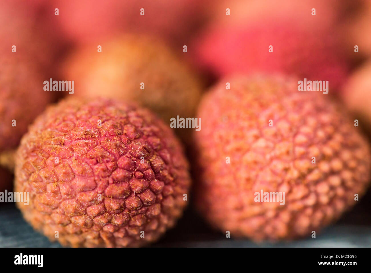 Fresh lychee background Stock Photo - Alamy