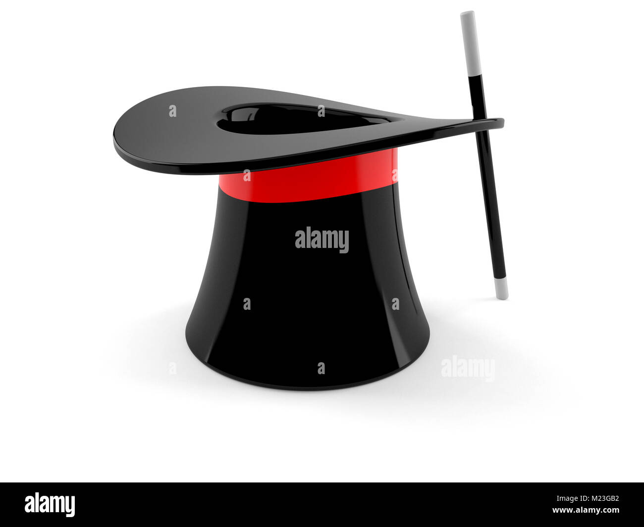 Magic hat isolated on white background Stock Photo - Alamy