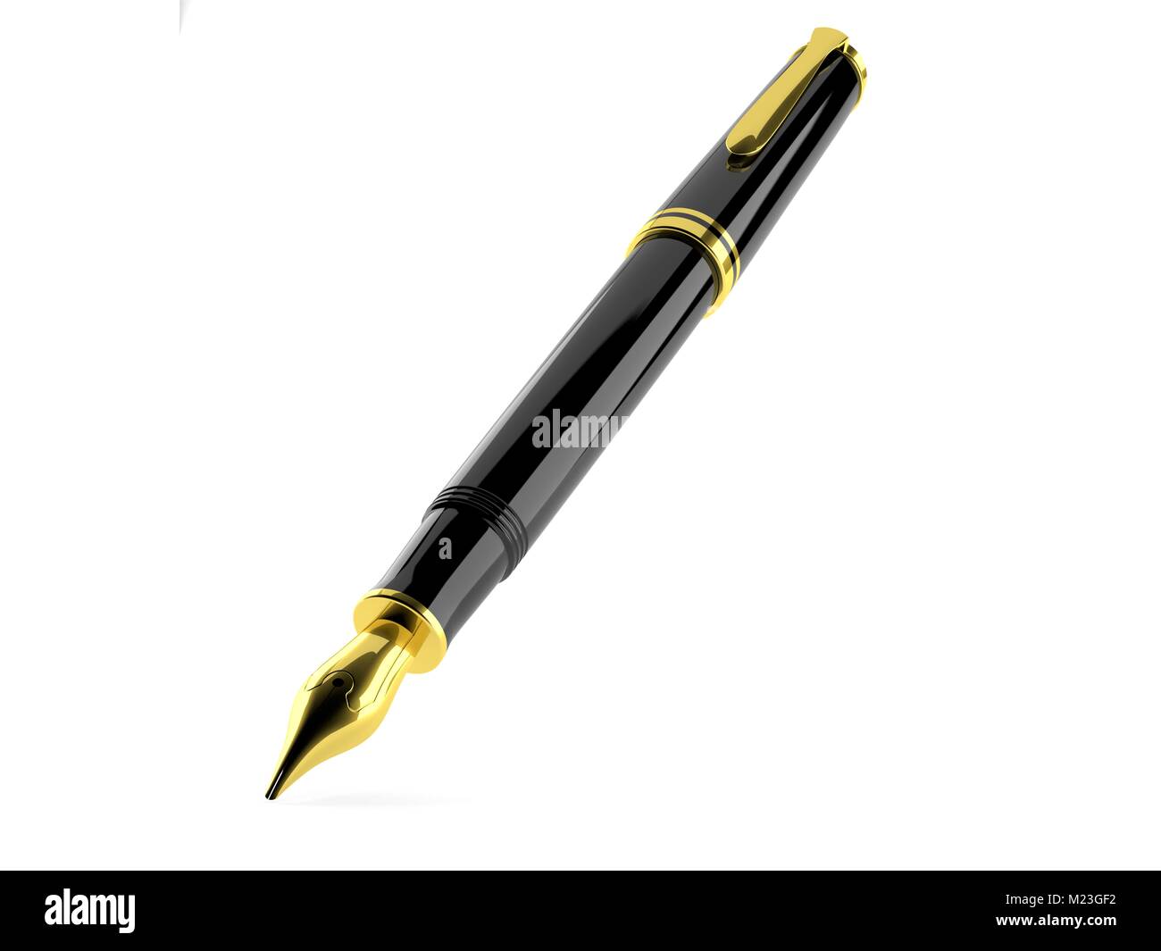 Pen isolated on white background Stock Photo - Alamy