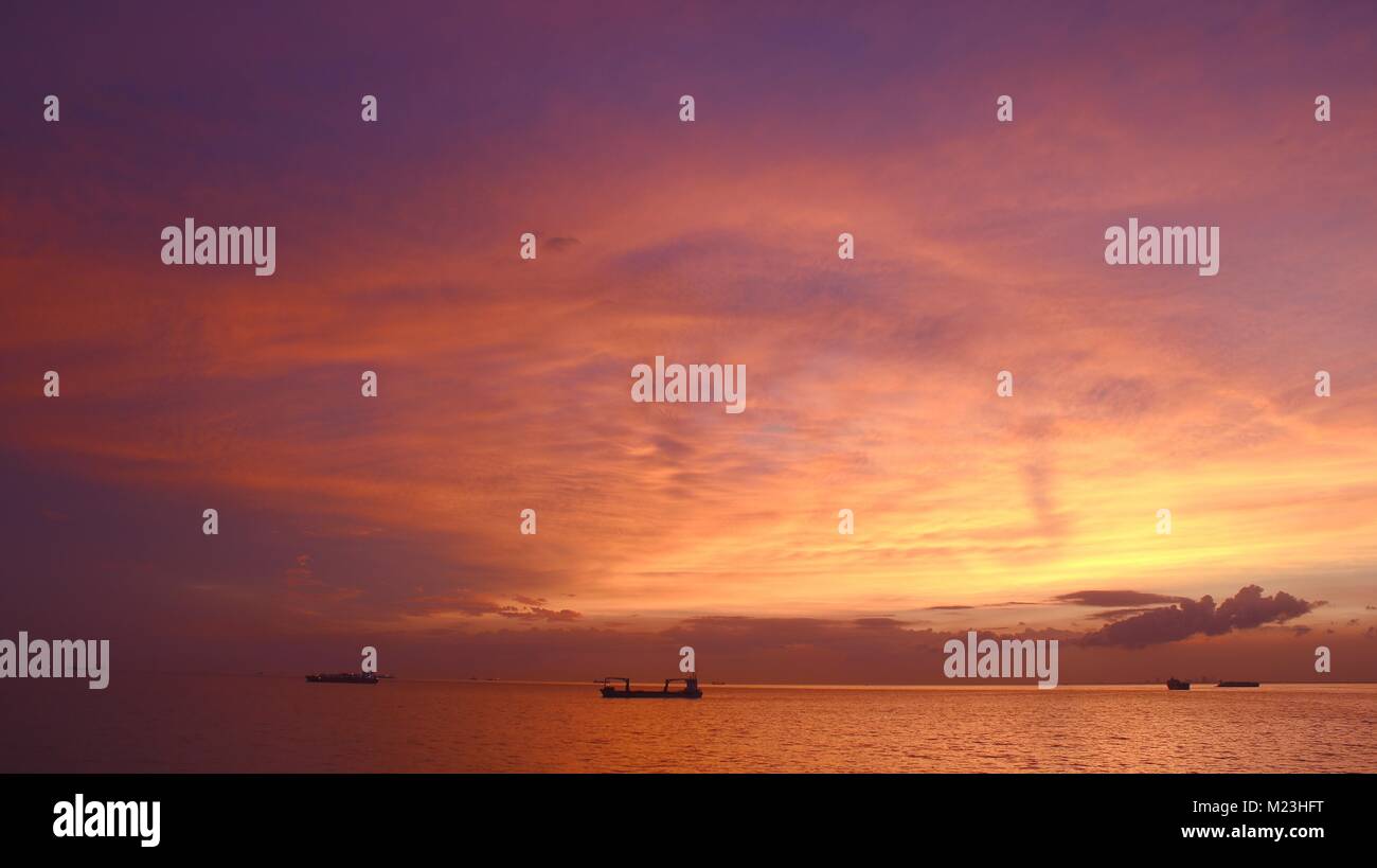 Over the horizon Stock Photo - Alamy