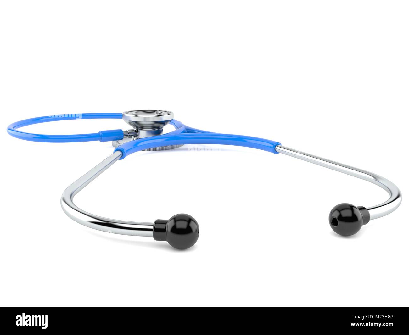 Stethoscope isolated on white background Stock Photo - Alamy