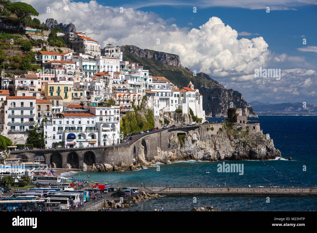 Town of Amalfi, Amalfi Coast, Italy Stock Photo - Alamy