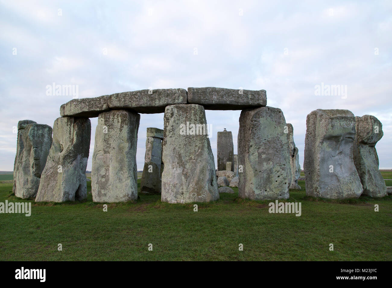 The Stonehenge stone circle in Wiltshire, England. The ancient monument ...